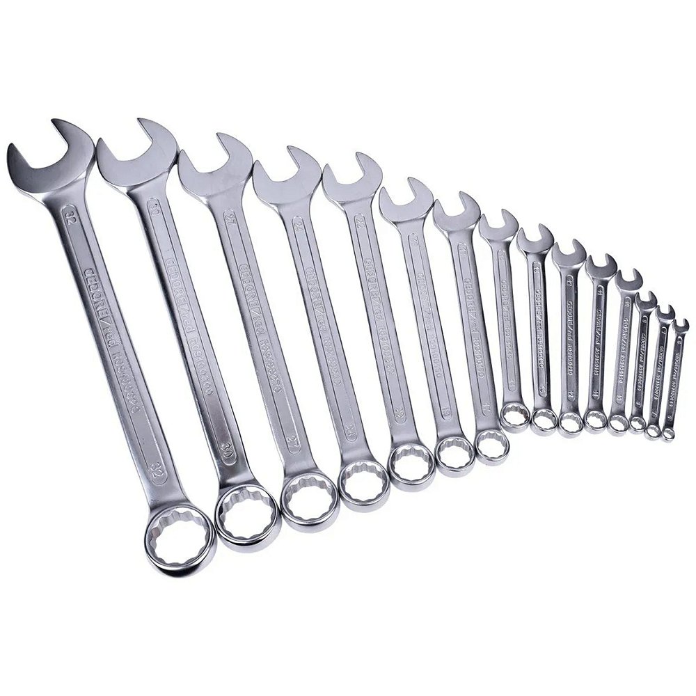 Jogo de Chave Combinada de 6-32mm com 15 Peças - GEDORE RED-R09105015 ...