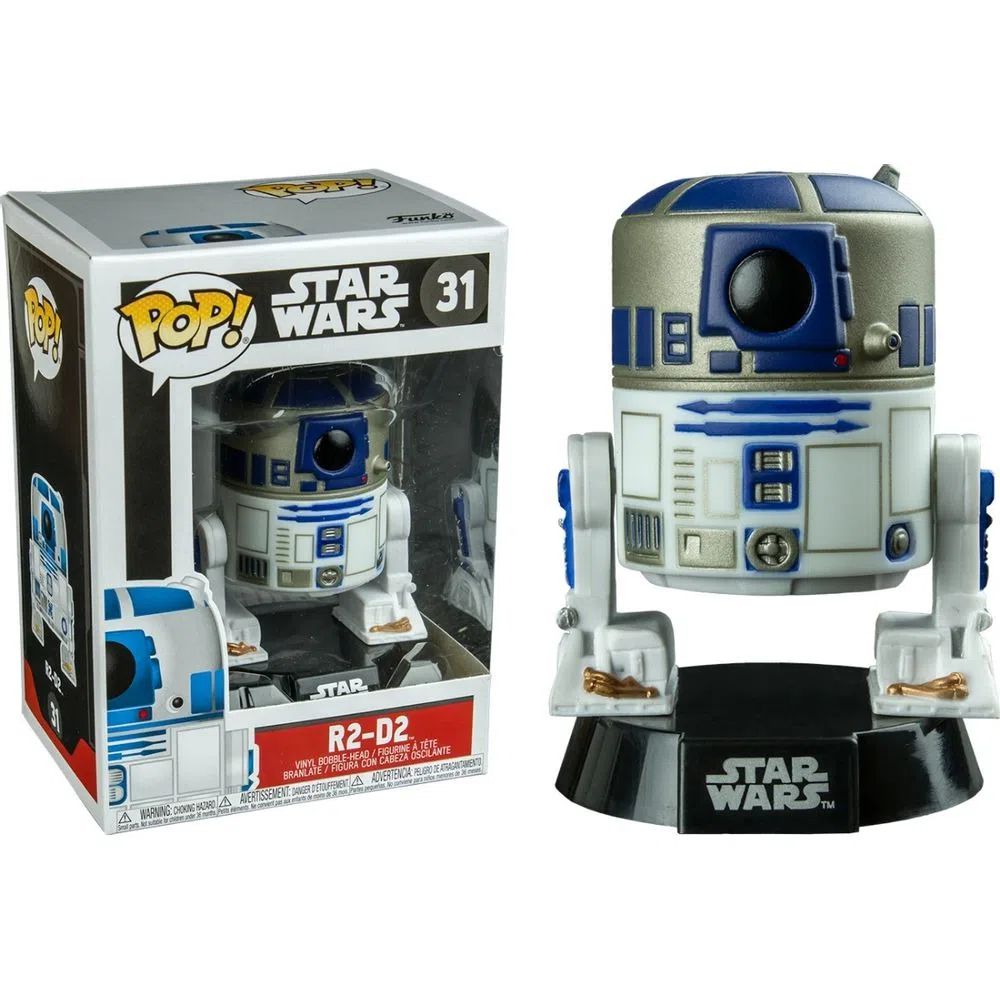 POP Funko R2-D2 R2 D2 31 Star Wars Original Na Caixa - Adrenaland - A ...