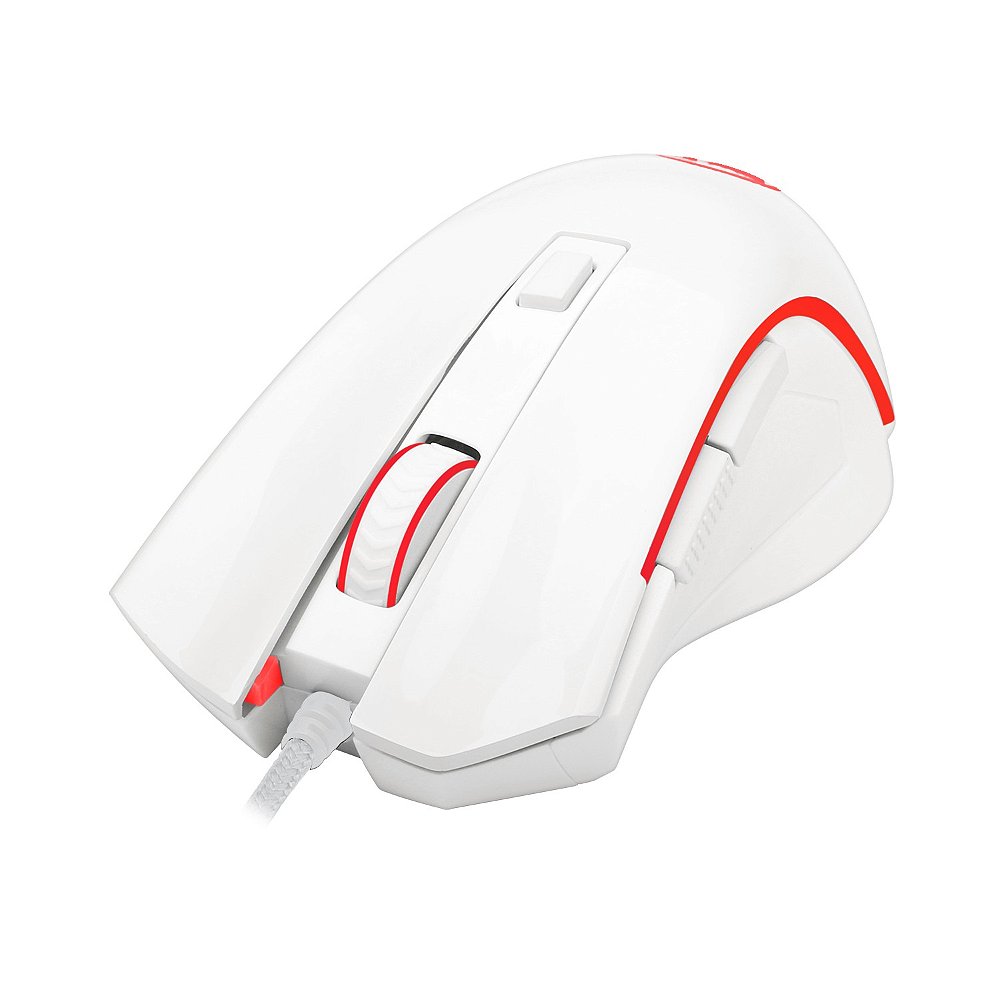 Mouse Gamer Redragon Nothosaur Lunar White com LED Multicolor M606W ...