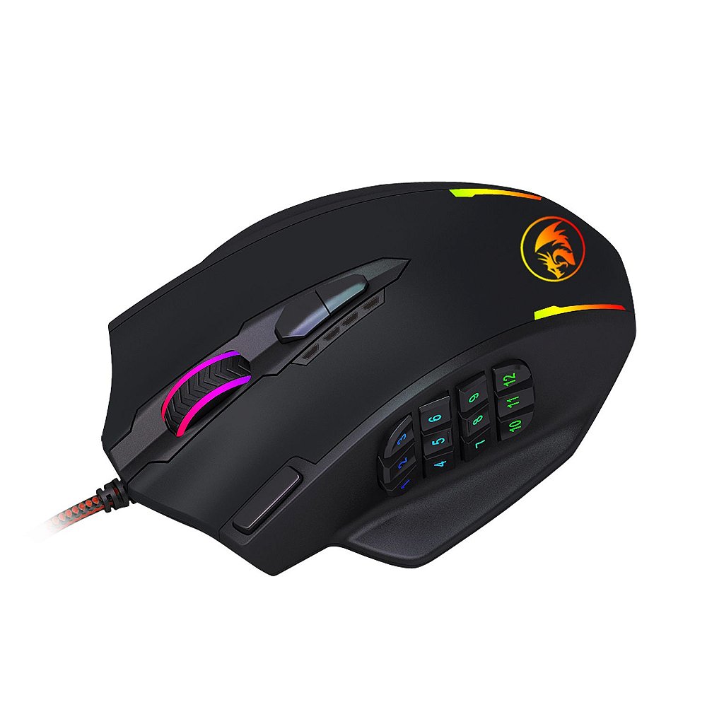 Mouse Gamer Redragon Impact RGB, 12400dpi - M908 - Redragon Store