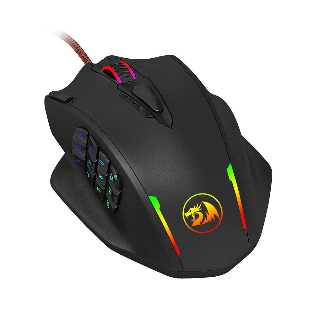 Mouse Gamer Redragon Impact RGB, 12400dpi - M908 - Redragon Store