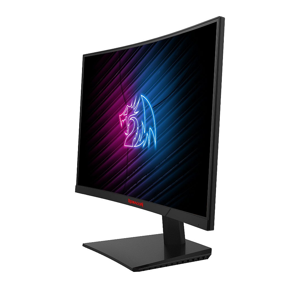Monitor Gamer Redragon 24" Mirror Tela Curva 144Hz, Full HD, 1ms ...