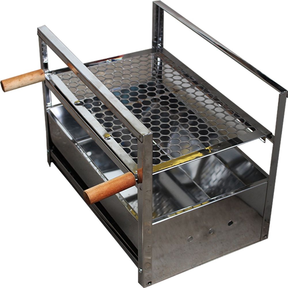 Churrasqueira Inox Com Pés Dobráveis E Grelha Em Inox - Fabrica de ...