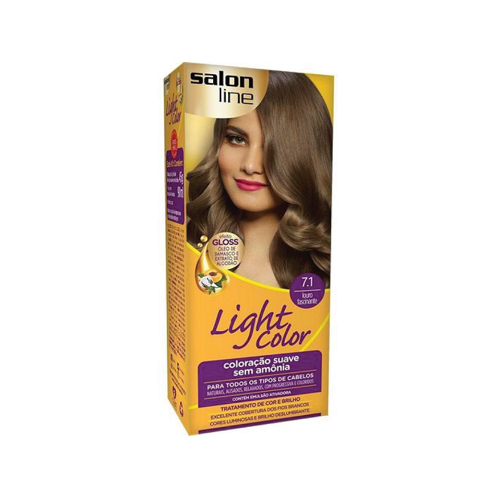 Coloração Salon Line Light Color 7.1 Louro Fascinante - Casa Vieira
