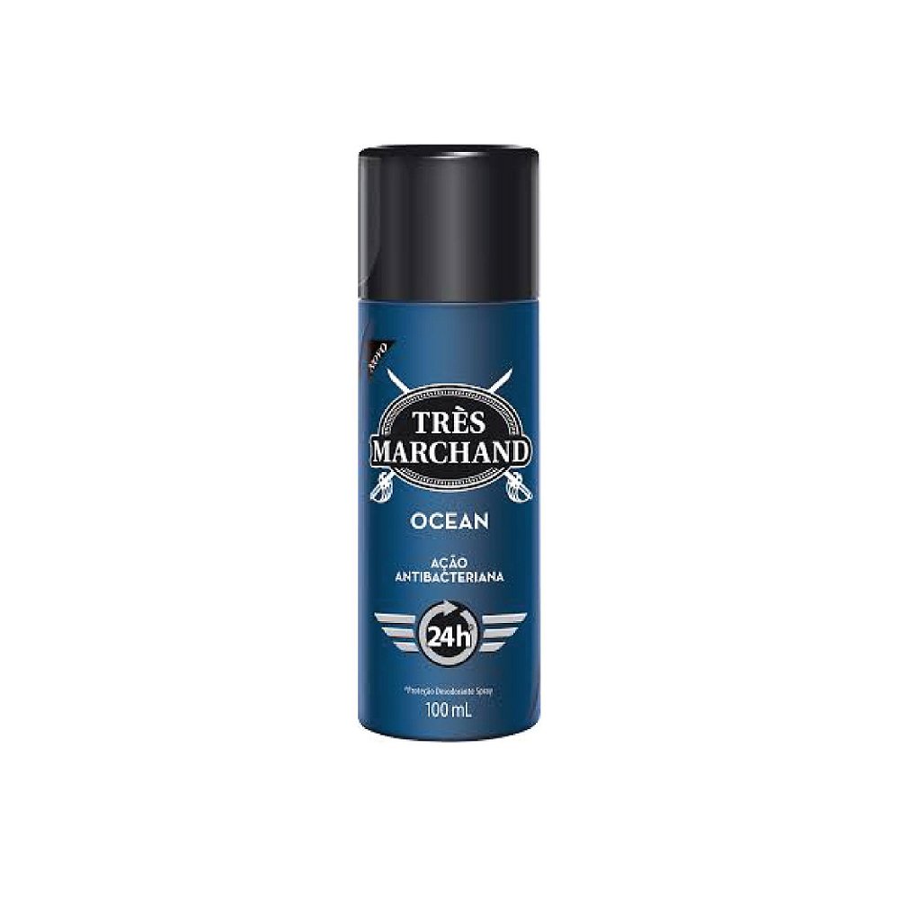 Desodorante Spray Três Marchand Ocean 100ml - Casa Vieira
