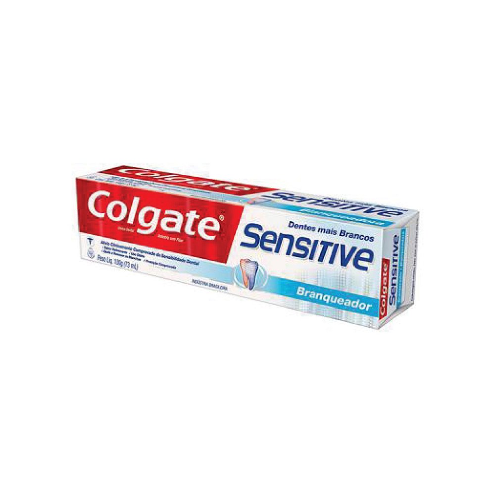 Creme Dental Colgate Sensitive Branqueador 100g - Casa Vieira