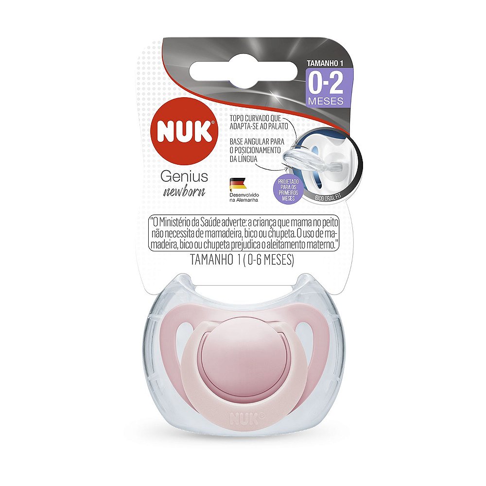 Chupeta Nuk Genius Girl S0 - Casa Vieira