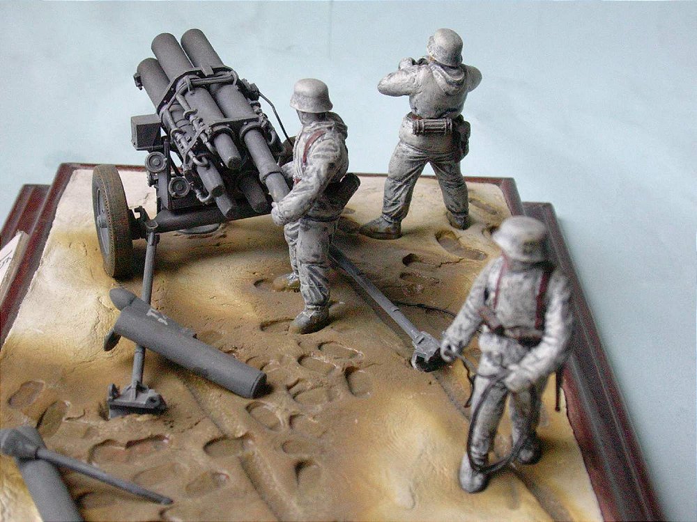 ESCI - NEBELWERFER 41 (GERMAN SMOKE UNIT) - 1/35 - HTC - MODELISMO