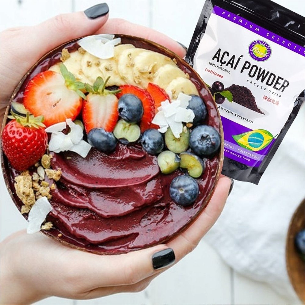 Açaí em Pó Liofilizado - 100g - Sabor da Amazônia