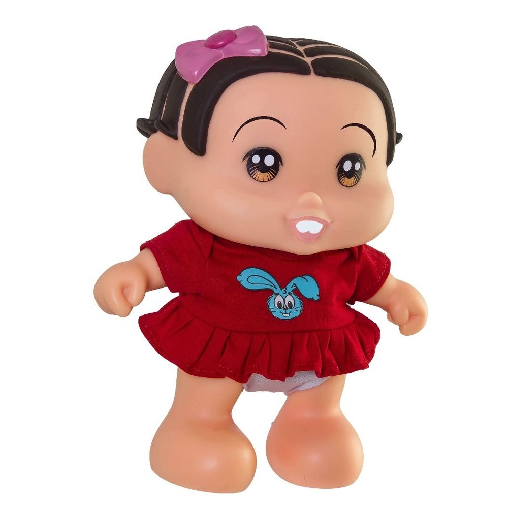Boneca Mônica com Frases Turma da Mônica Baby - Adijomar - Happily ...