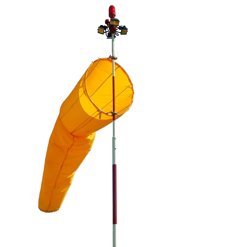 Indicador visual de condições do vento de superfície - BIRUTA ILUMINADA ...