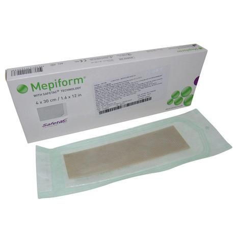 Curativo Mepiform 4 x 30cm De Silicone Para Cicatrizes e Queloides Un ...