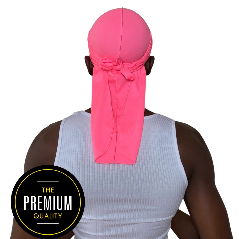 Durag de Poliester ROSA PINK(Premium) - Produtos para Waves