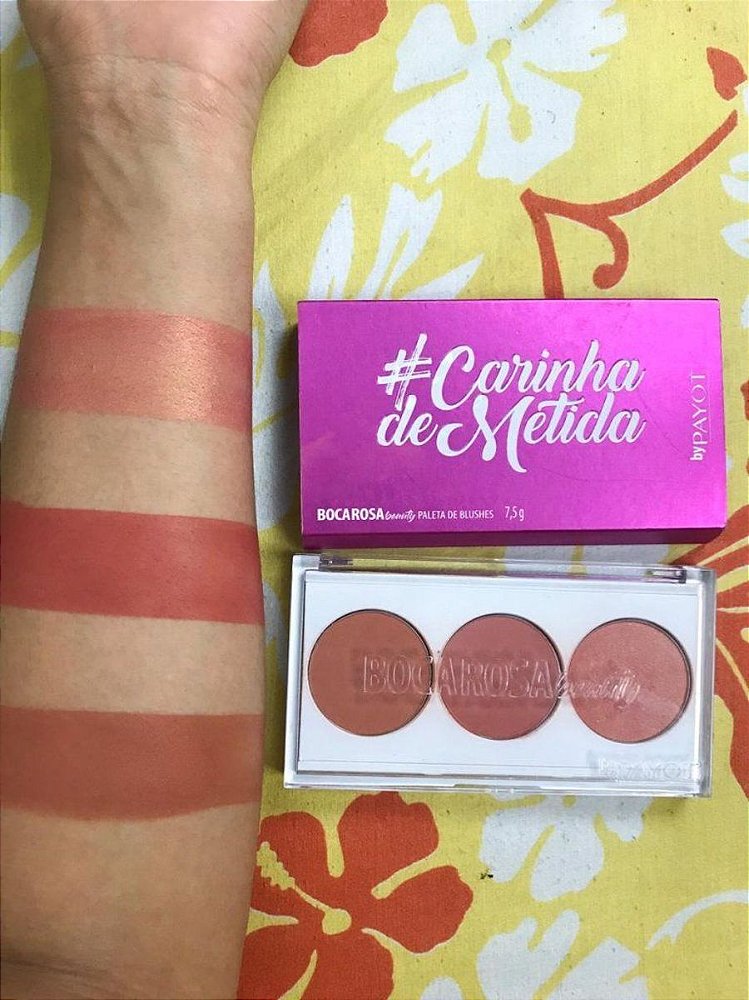 Paleta de Blush Carinha de Metida Boca Rosa Beauy by Payot 7,5g - LE ...
