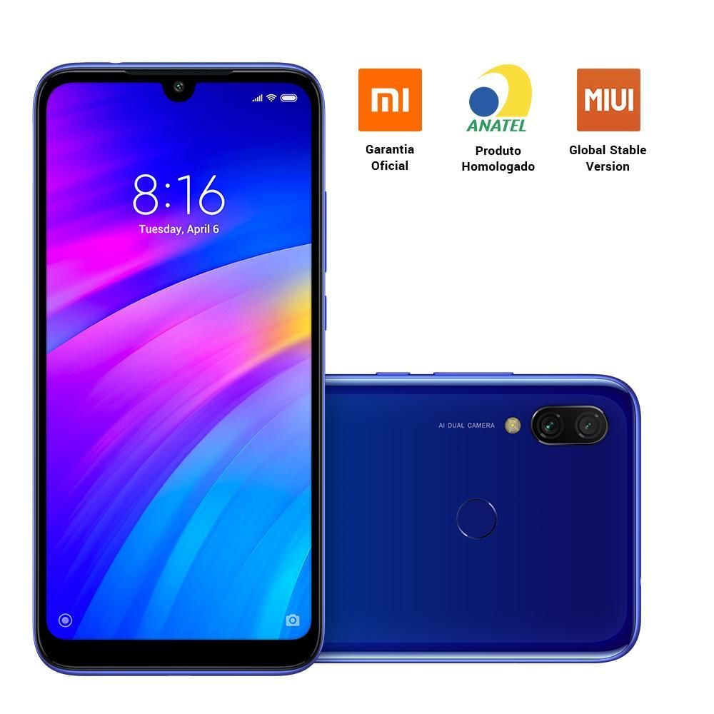 Smartphone Xiaomi Redmi 7 Tela 6,26" Octacore 32gb 4000ma Câmera 12mp ...