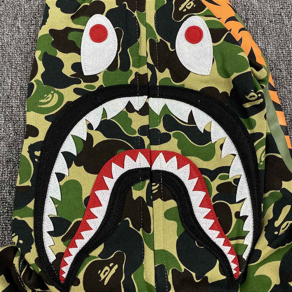 Blusa Moletom Bape Shark Camo Green - ENCOMENDA - Rabello Store - Tênis ... Blusa Moletom Bape Shark Camo Green - ENCOMENDA - Rabello Store - Tênis ...