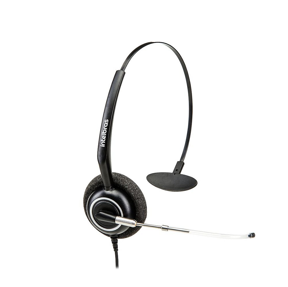 HEADSET MONOAURICULAR INTELBRAS CHS 55 RJ9 - Ponto Digital Informática