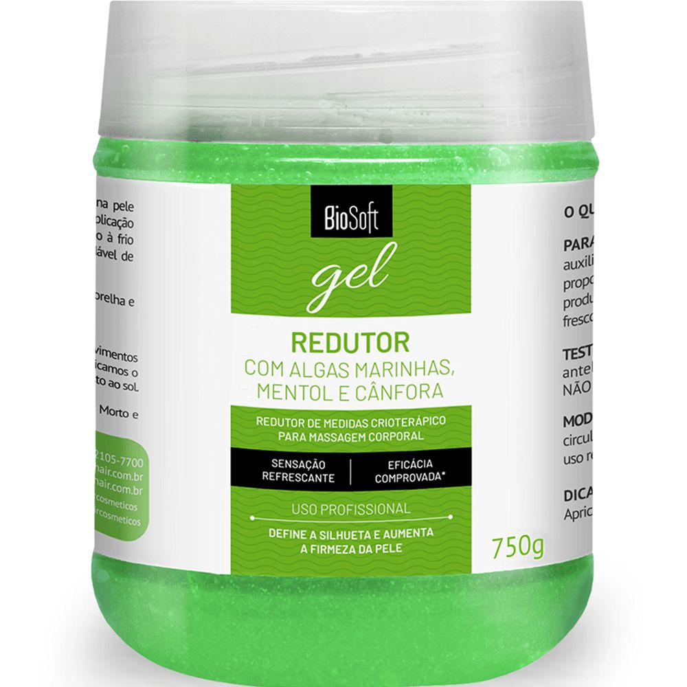 Gel Redutor Bio Soft 750g - Loja Soft Hair