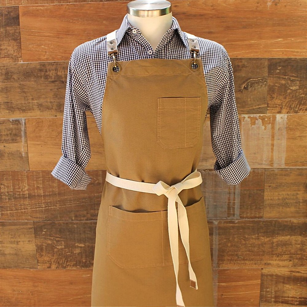 Avental Roma Caramelo - kocker Aventais Com Estilo