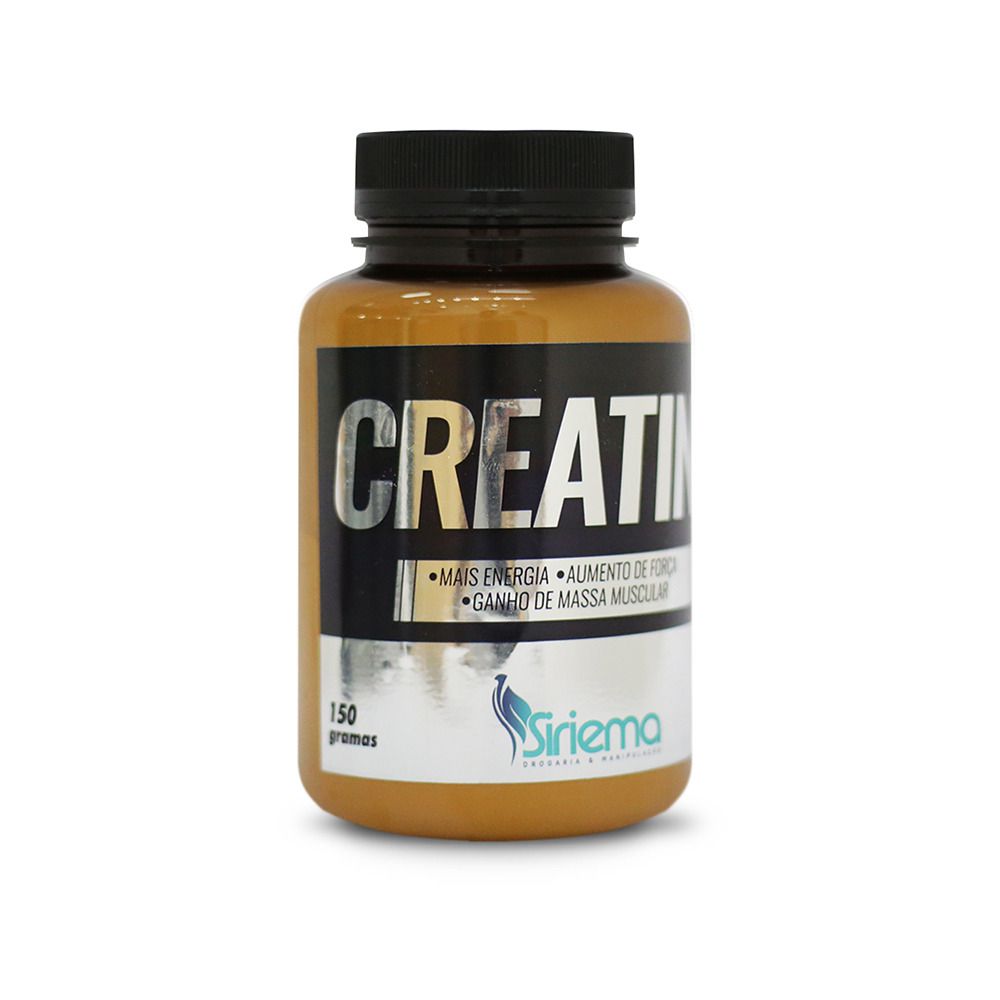 Creatina 150 gramas - Farmácia Siriema - Drogaria e Manipulação