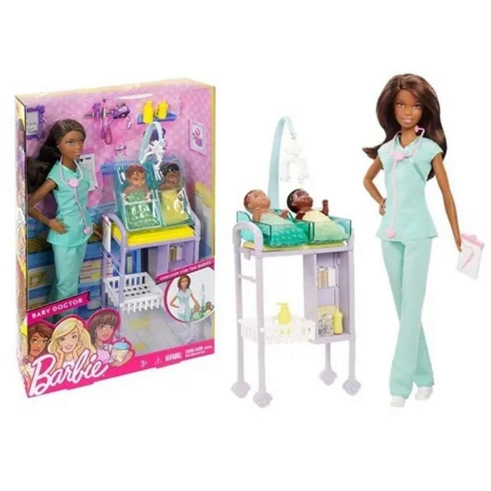 Boneca Barbie Pediatra - Mattel - Lojas França