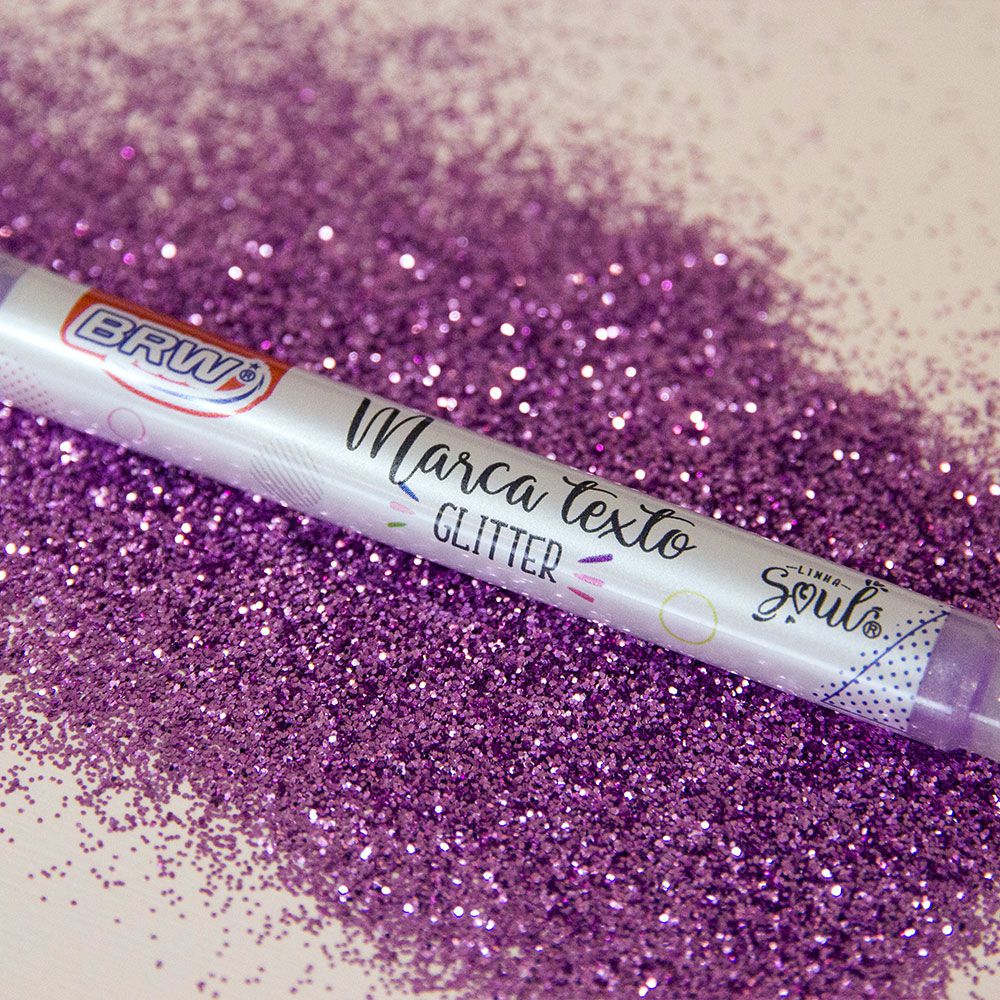 Marca Texto Glitter BRW - Fancy Goods