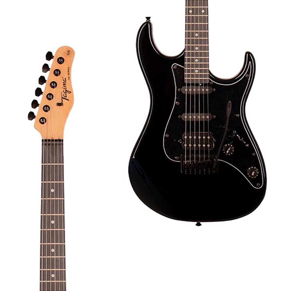 Guitarra Eletrica Super Strato Tagima TG-520 Preta TW Series - American ...