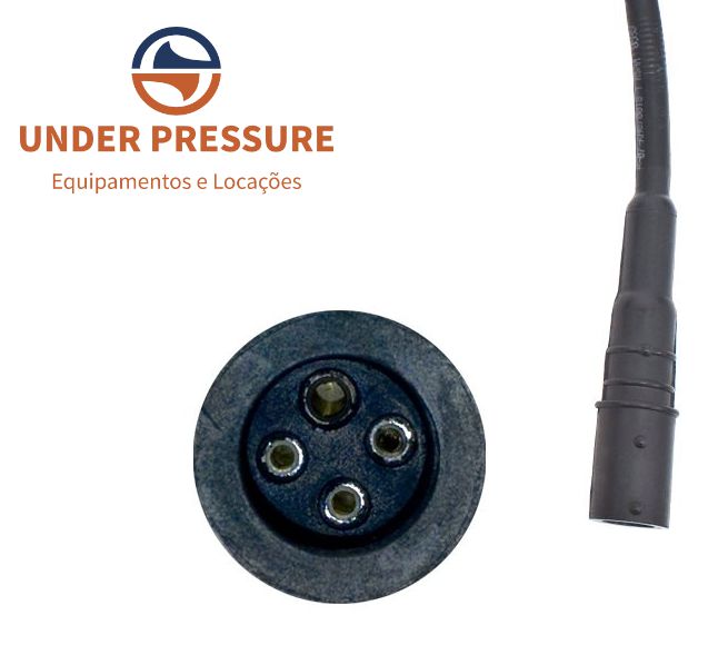 Conector marsh marine modelo RMG-4-fs - fêmea 04 vias - Under Pressure