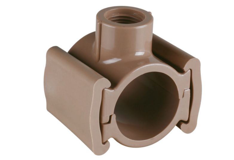 Colar Tomada PVC com Travas de 85mm x 3/4" - Hidrauconex