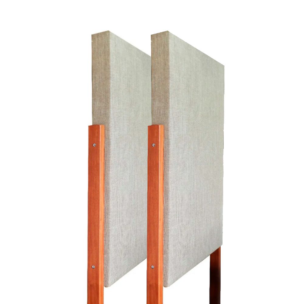 Kit 2 Painéis Acústicos (biombo) de médio-agudo + Pedestal - PBLm/64 ...