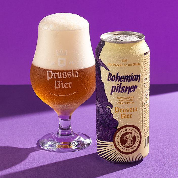 BOHEMIAN PILSNER - LATA 473ml UNIDADE - Prussia Bier