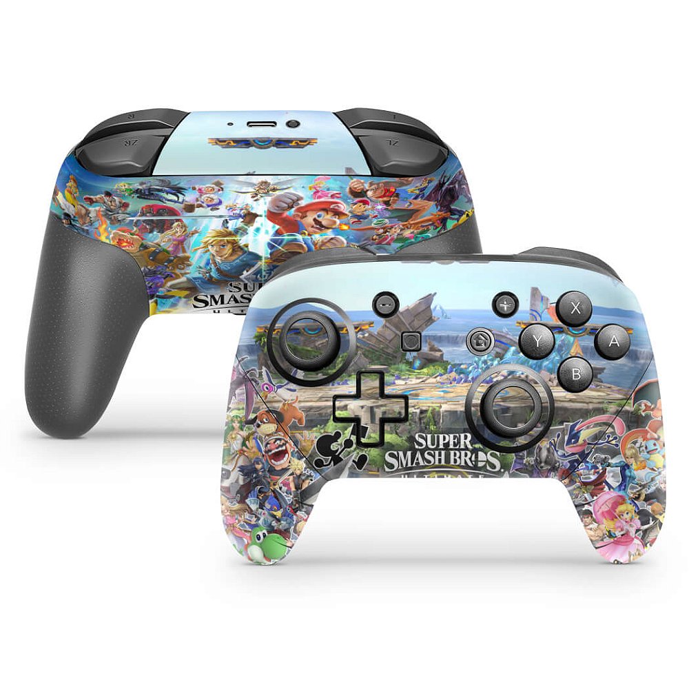 Nintendo Switch Pro Controle Skin - Super Smash Bros. Ultimate - Pop Arte Skins