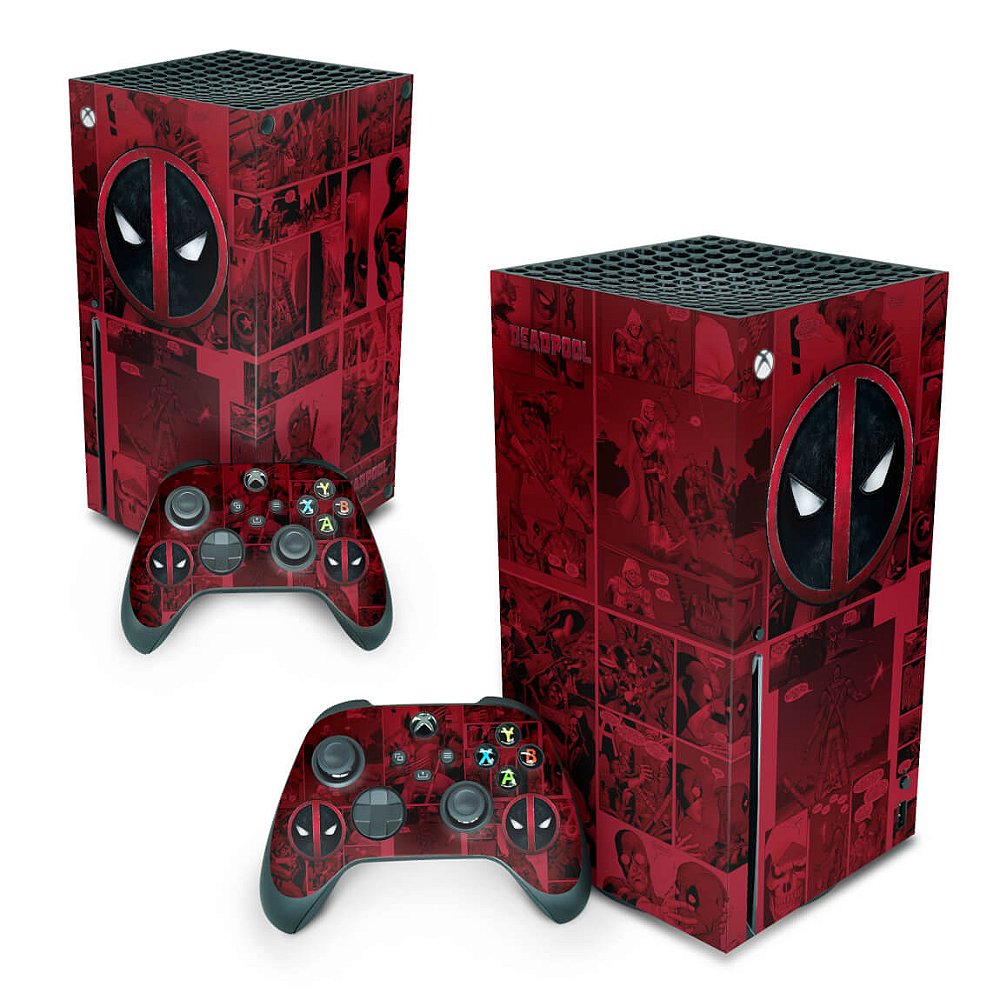 Xbox Series X Skin - Deadpool Comics - Pop Arte Skins