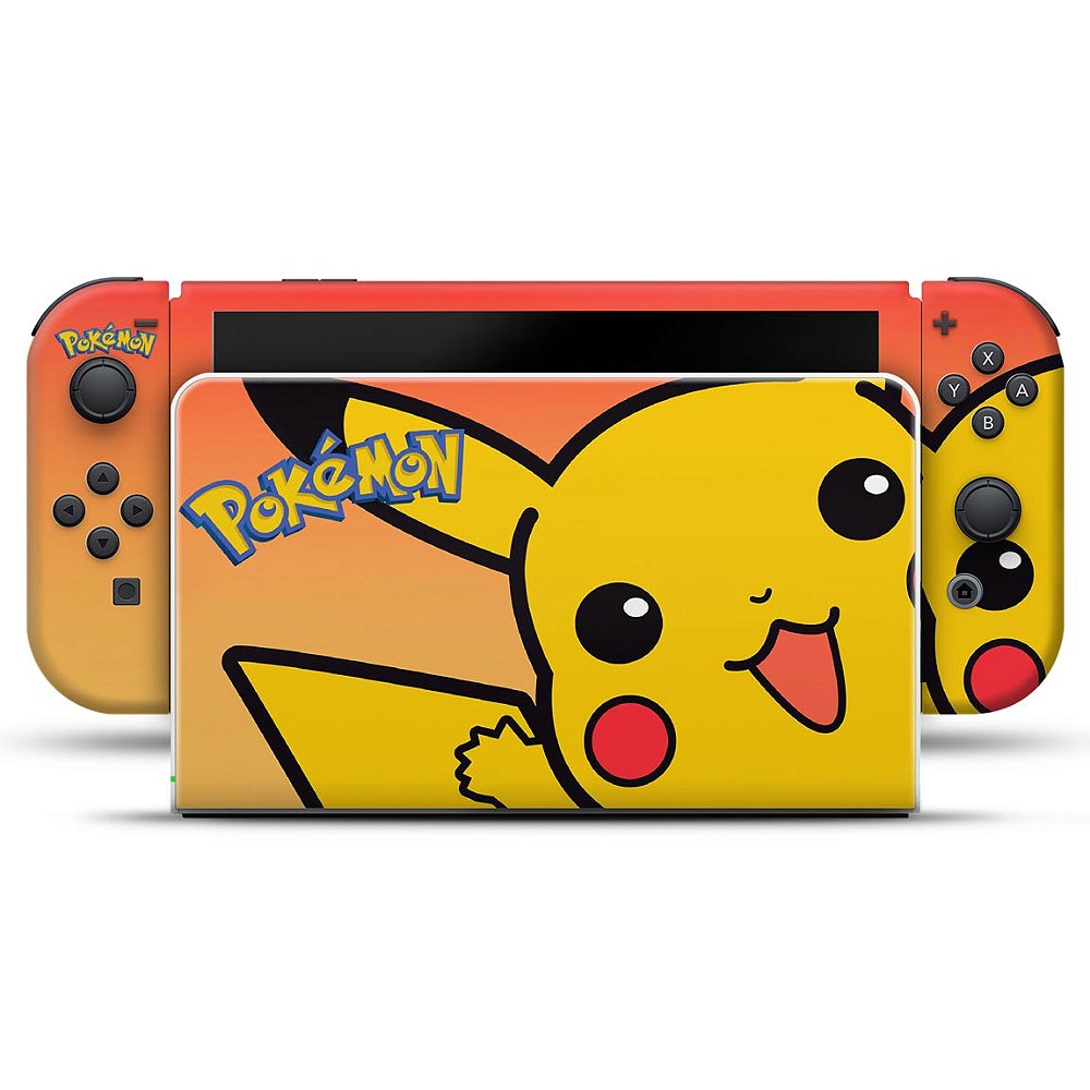 Nintendo Switch Oled Skin - Pokémon: Pikachu - Pop Arte Skins