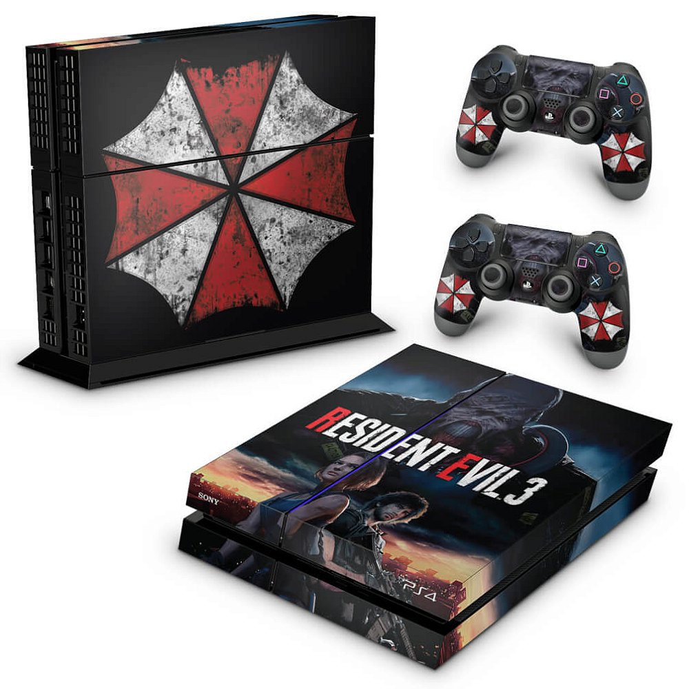 PS4 Fat Skin - Resident Evil 3 Remake - Pop Arte Skins