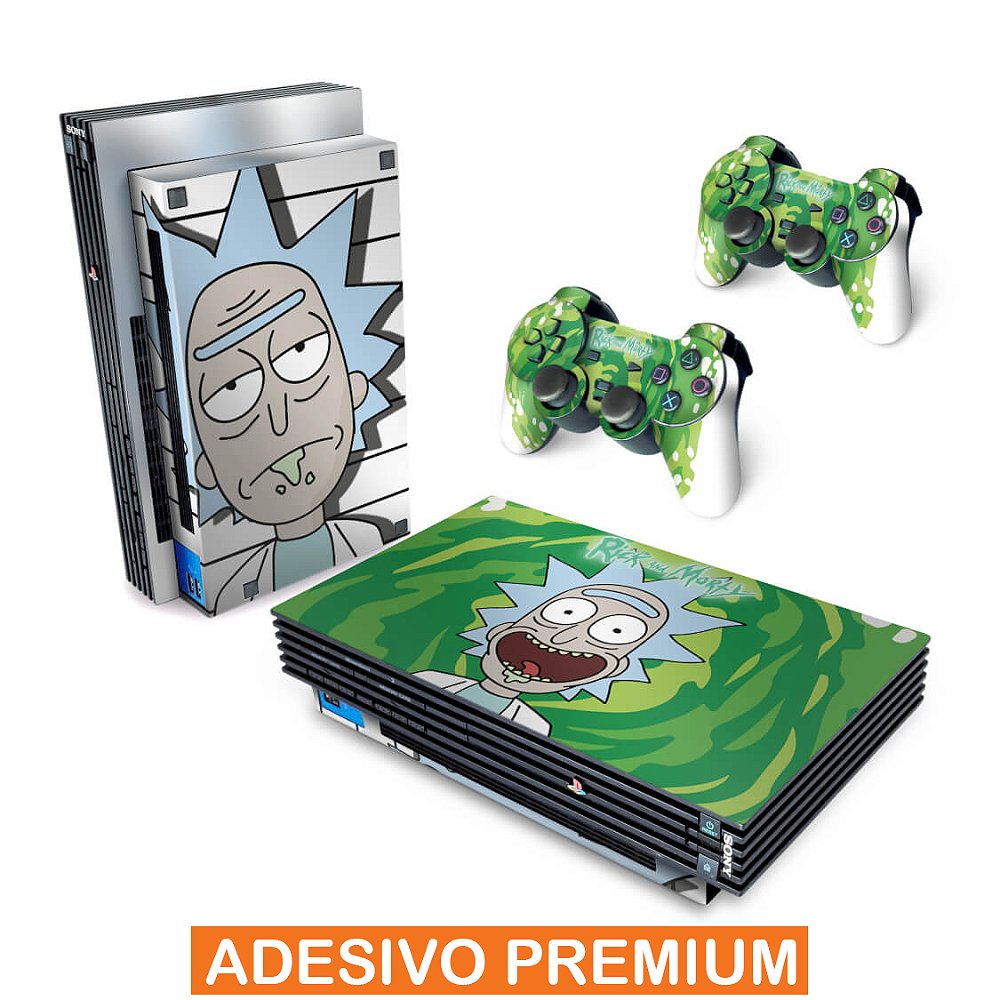 PS2 Fat Skin - Rick And Morty - Pop Arte Skins