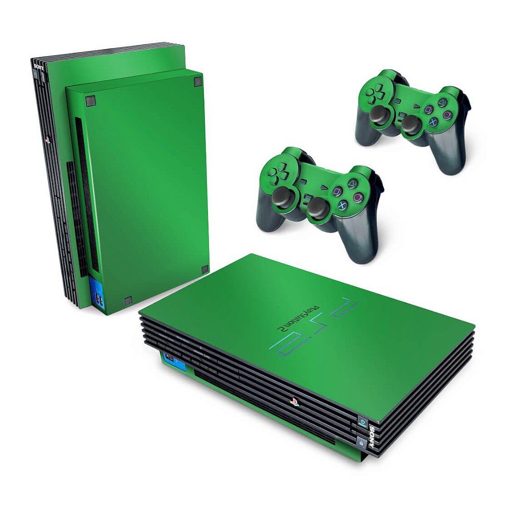PS2 Fat Skin - Verde - Pop Arte Skins