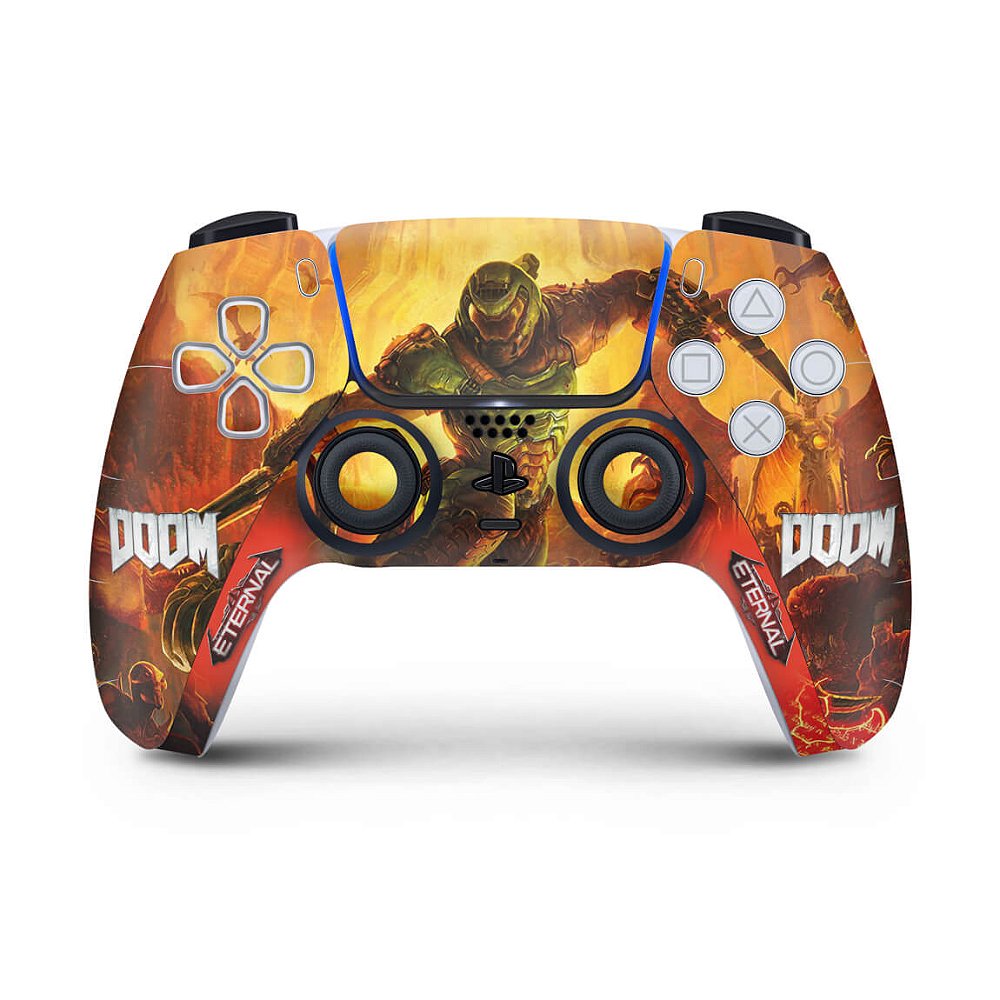 Skin PS5 Controle - Doom Eternal - Pop Arte Skins