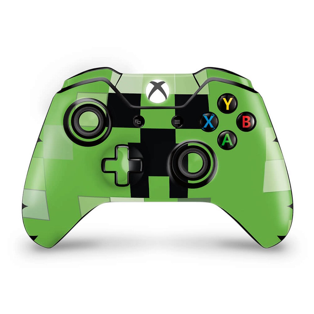 Skin Xbox One Fat Controle - Creeper Minecraft - Pop Arte Skins