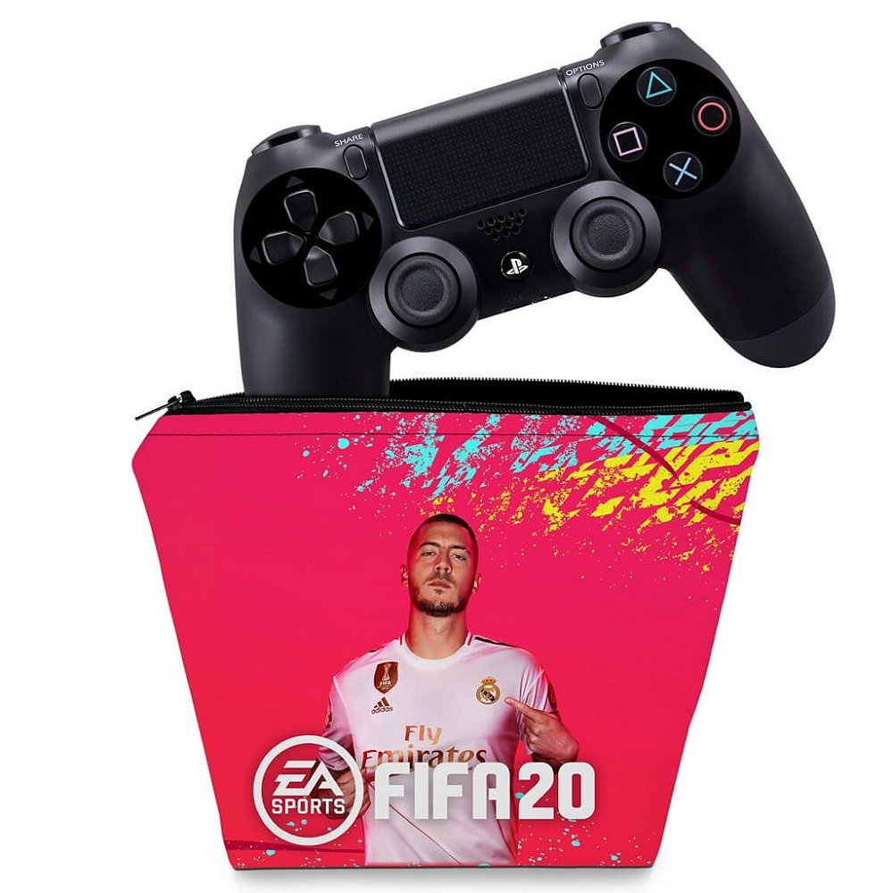 Capa PS4 Controle Case - Fifa 20 - Pop Arte Skins