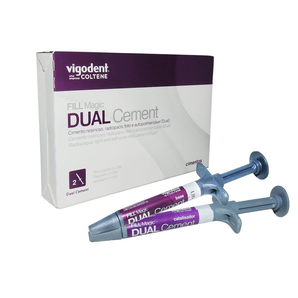 Cimento Resinoso Fill Magic Dual Cement - Vigodent Coltene - DentalSul ...