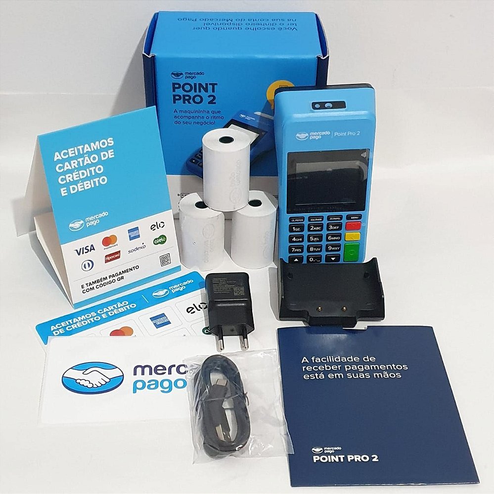 Point Pro 2 - Maquina de cartão Mercado pago - Fast Market