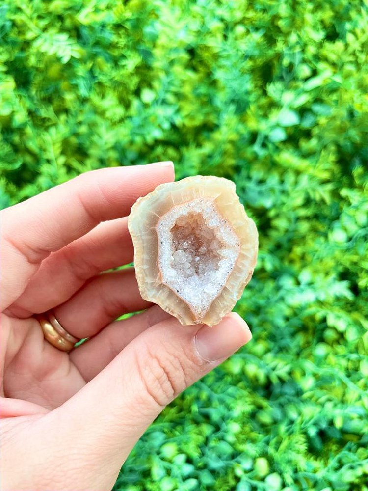 Mini Geodo - Pedra da sorte - Sagrada Magia