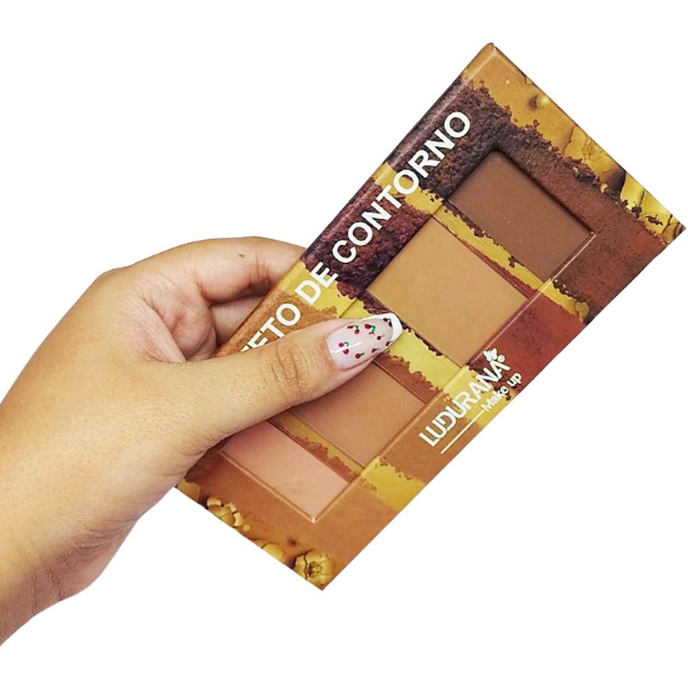 Quarteto de Contorno Ludurana B00033 fornecedores maquiagem - Virtual ...