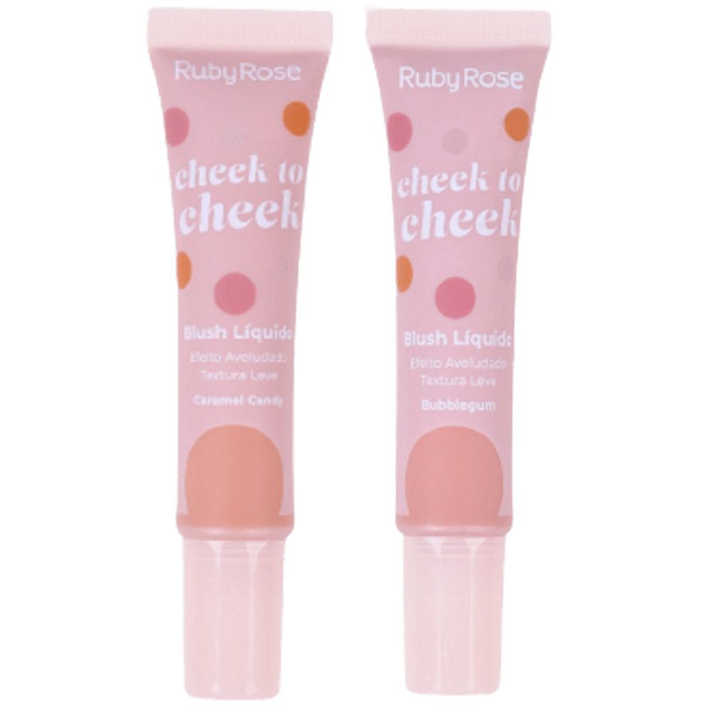 Blush Líquido Cheek To Cheek Ruby Rose HB-6116 ruby rose distribuidora - Virtual Make ...