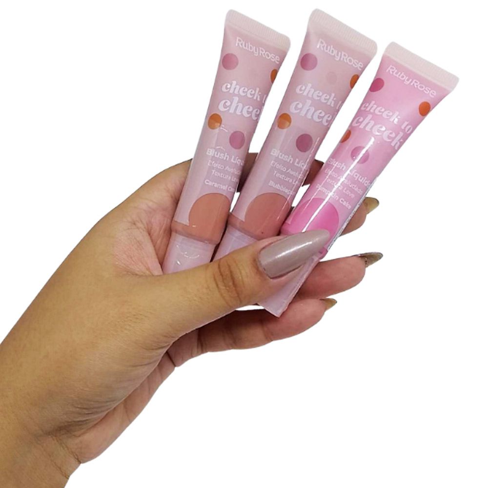 Blush Líquido Cheek To Cheek Ruby Rose HB-6116 ruby rose distribuidora ...
