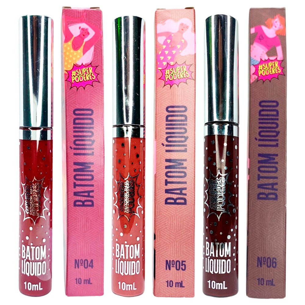 Batom Líquido Super Poderes c/ 36un - Virtual Make | Fornecedora de ...