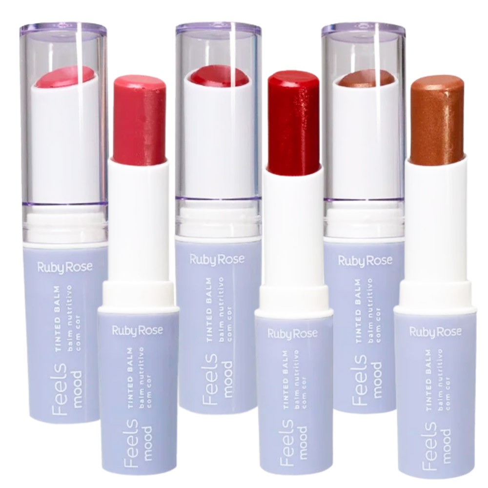 Balm Nutritivo Ruby Rose Kit 06 un - Virtual Make | Fornecedora de ...