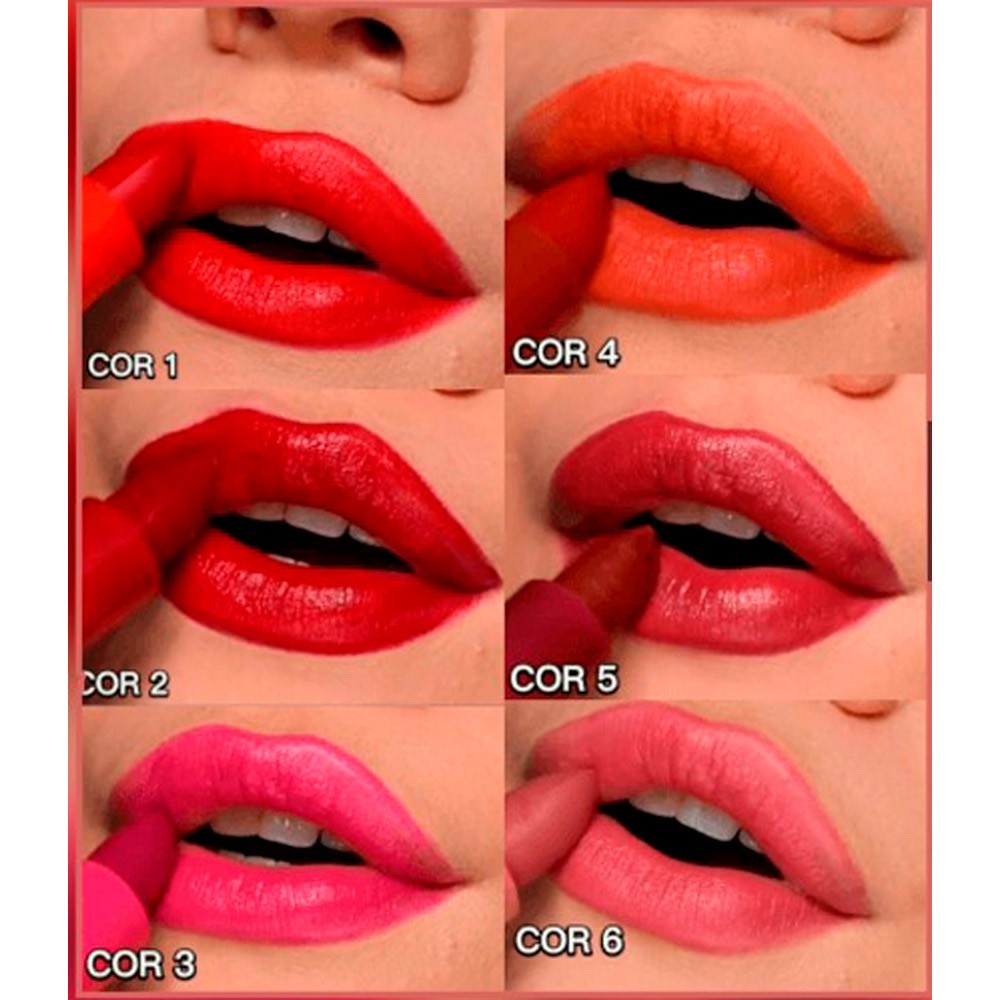 Batom Bastão Semi Matte Snow Hidratation Miss Rôse | make barata ...