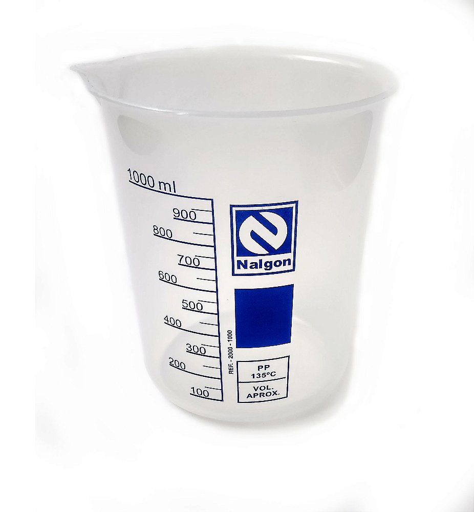 Bequer 1000ml para químicos - Rebobina.Lab